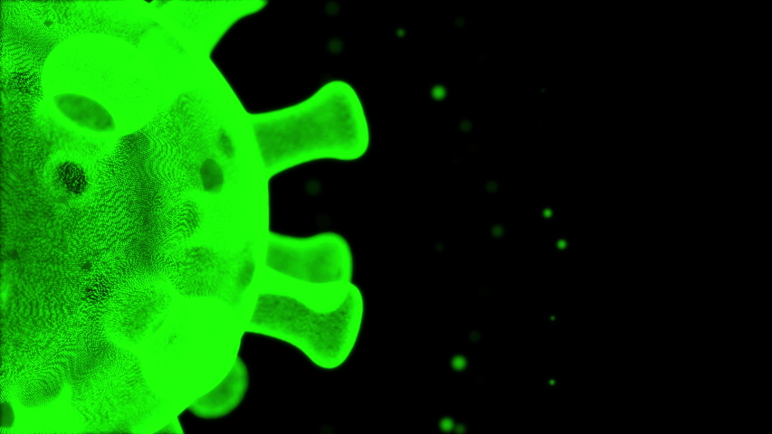 Digital Display of Coronavirus (covid-19). Stock Footage Video (100% ...