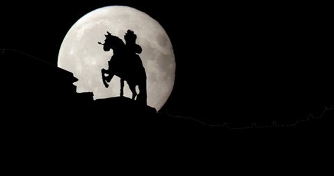 santa sleigh fast flies front alpha Stock Footage Video (100% Royalty ...