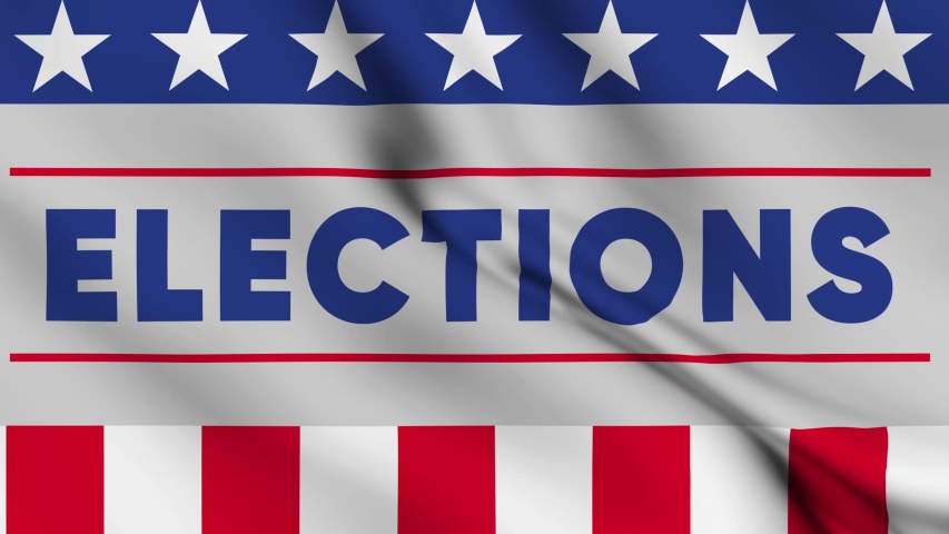 Elections Waving Flag Animation with Stock Footage Video (100% Royalty ...