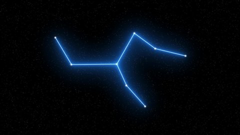 Camelopardalis Animated Zodiac Constellation Horoscope Symbol Stock ...