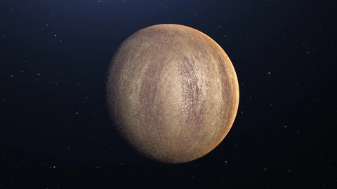 Planet Mercury Space Planet Mercury Spinning Stock Footage Video (100% ...