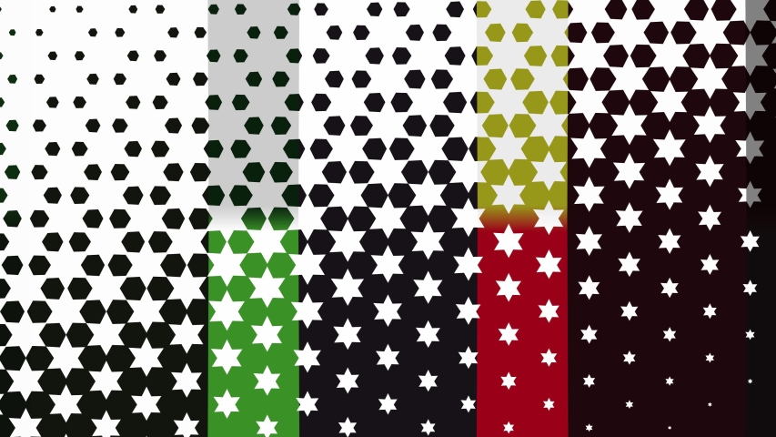 Fading Shapes Over Color Bars 库存影片视频（100% 免版税）1054490699 | Shutterstock