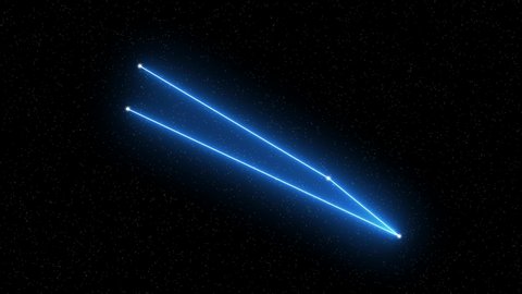 Circinus Animated Zodiac Constellation Horoscope Symbol Stock Footage ...