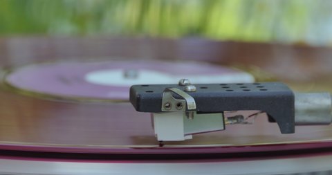 Vinyl Pickup Head Vinyl Record Player Stock Footage Video (100% Royalty ...