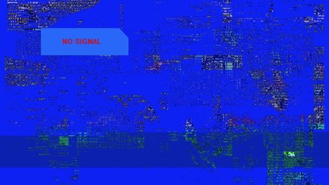 Visual Video Effects Noise Background Monitor Stock Footage Video (100% ...