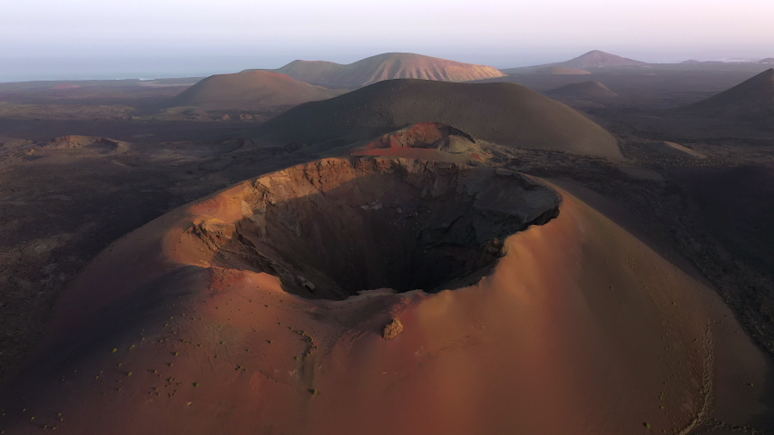 Parque Nacional De Timanfaya Stock Video Footage - 4K and HD Video ...