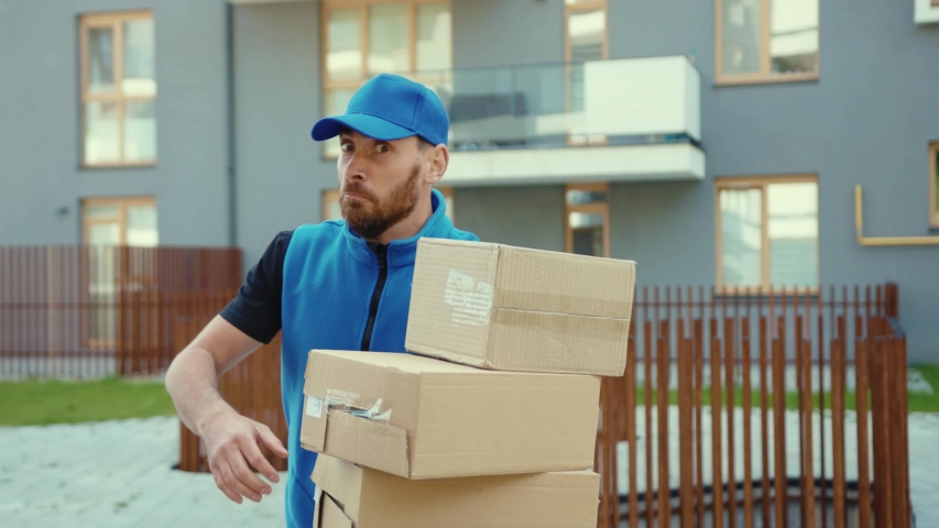 Scary delivery man Stock Video Footage - 4K and HD Video Clips ...