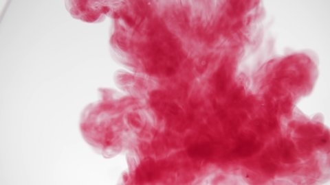 Red Blood Like Liquid Dripping Dissolving Stock Footage Video (100% ...