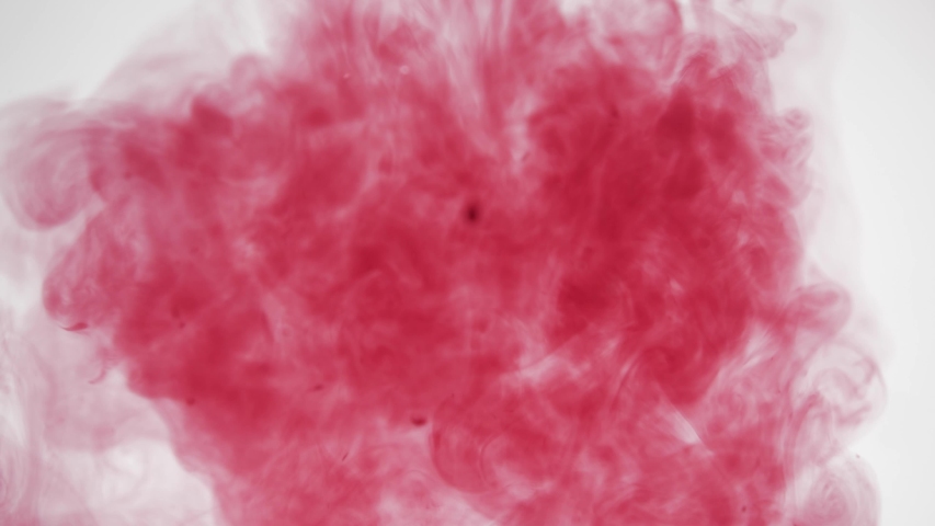 red blood like liquid dripping dissolving Stock Footage Video (100% ...