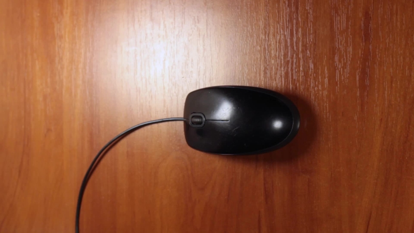 work computer mouse top view close-up Stock Footage Video (100% Royalty ...