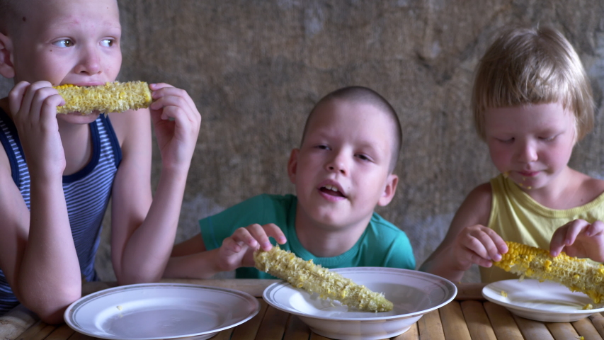Eating Corn On Cob Stock Video Footage - 4K and HD Video Clips ...