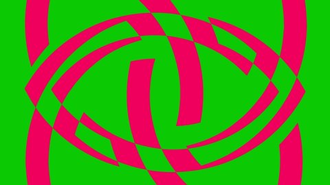 Two Colored Overlapping Graphic Objects Which Stock Footage Video (100% ...