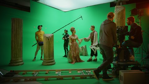 On Film Studio Set Shooting History Stock Footage Video (100% Royalty ...