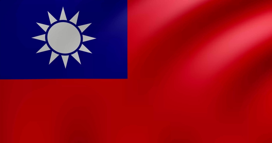 flag taiwan flying wind Stock Footage Video (100% Royalty-free ...