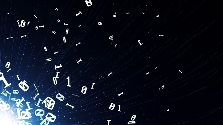 random binary numbers animation mathematic rendering Stock Footage ...