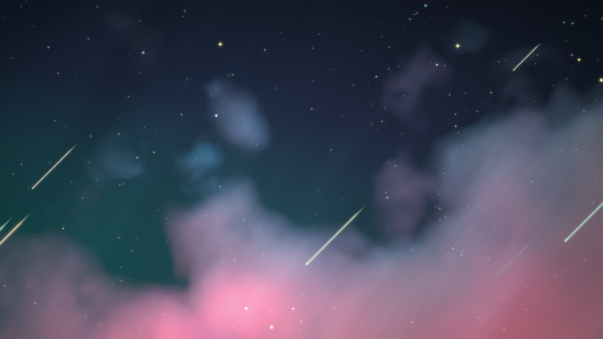 looped shooting stars night animation Stock Footage Video (100% Royalty ...