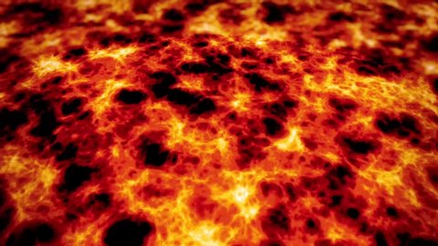 Abstract Magma Lava Flowing Smooth Fractal Stock Footage Video (100% ...