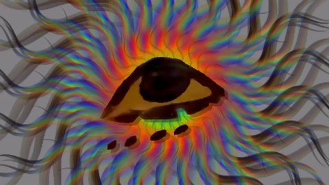 One Eye Symbol Egypt Illuminati Background Stock Footage Video (100% ...