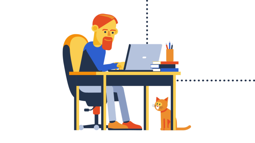 Office Table Cartoon Stock Video Footage - 4K and HD Video Clips ...