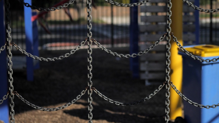 Close Up, Climbing Chains On Stock Footage Video (100% Royalty-free ...