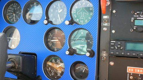 Hands Professional Pilot Hold Helm Control Stock Footage Video (100% ...