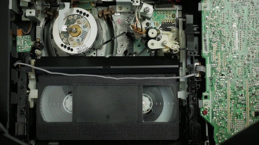 operation mechanism loading unloading film vhs Stock Footage Video (100 ...