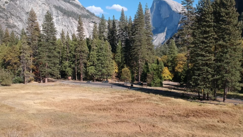 Landscape of the Valley at Yosemite National Park, California image ...