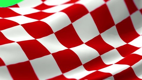 Checkered Racing Flag Green Screen Green Stock Footage Video (100% ...