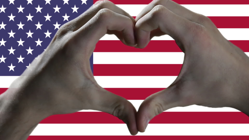 person doing heart hand sign usa Stock Footage Video (100% Royalty-free ...