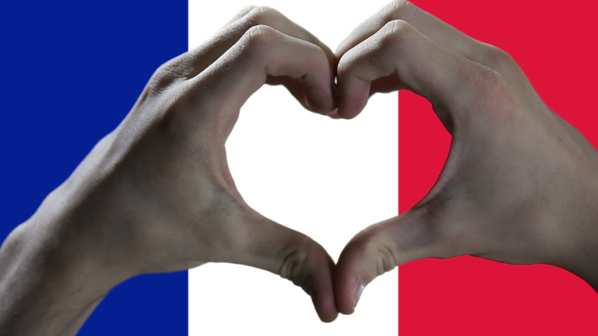 man hands make heart sign on Stock Footage Video (100% Royalty-free ...