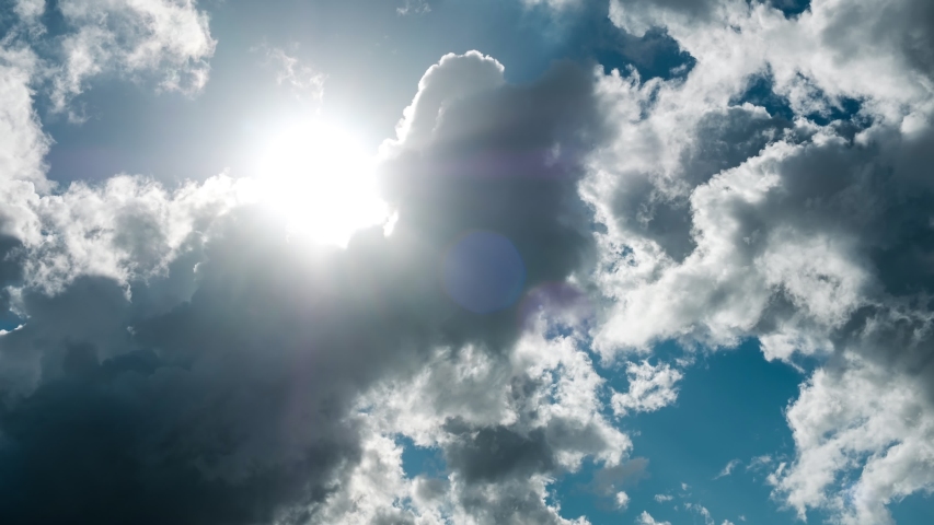 The Sun Comes Out from Stock Footage Video (100% Royalty-free ...