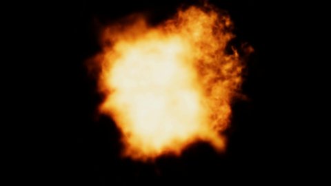 Huge Fire Ball Background Video Loop Stock Footage Video (100% Royalty ...