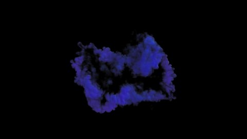 Vfx Animation Dry Ice Colorful Powder Stock Footage Video (100% Royalty ...