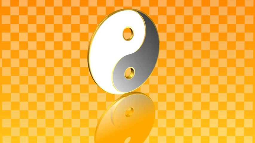 yin yang symbolbest animation 3d illustrationbest Stock Footage Video (100% Royalty-free ...