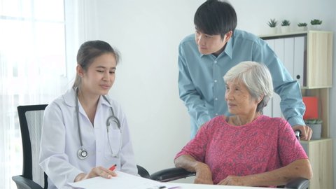 Medical Concepts Doctor Taking Patient History Stock Footage Video (100 ...