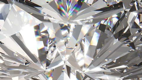 Beautiful Sparkling Diamond Rotating Looping Animation Stock Footage ...
