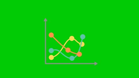 Animated Bar Graph Green Screen 3d Stock Footage Video (100% Royalty ...