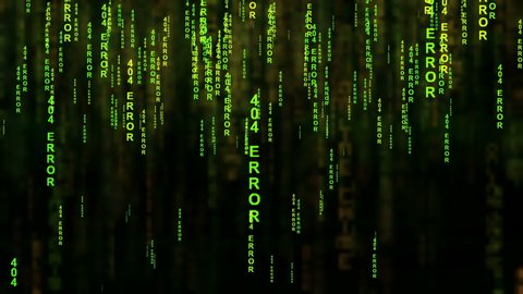 binary rain background digital data on Stock Footage Video (100% ...