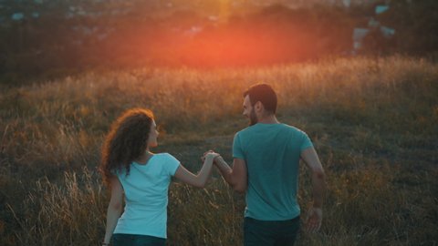 Man Woman Have Fun On Top Stock Footage Video (100% Royalty-free ...