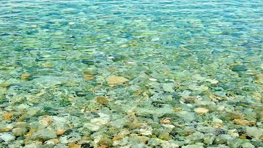 underwater footage super clear river bottom Stock Footage Video (100% ...