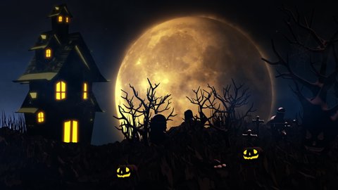 happy halloween - virtual green screen Stock Footage Video (100% ...