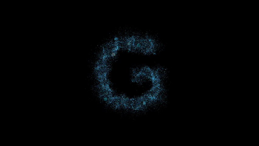 3d animated particle typography fireworks character: วิดีโอสต็อก (ปลอด ...