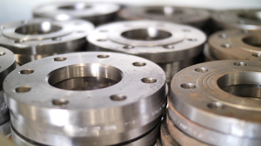 Stainless Steel Flanges Stock Video Footage - 4K and HD Video Clips ...