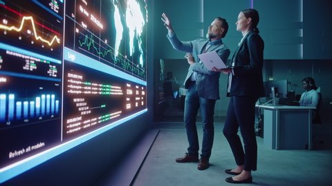 Project Manager Computer Science Engineer Talk Stock Photo 2003176019 ...