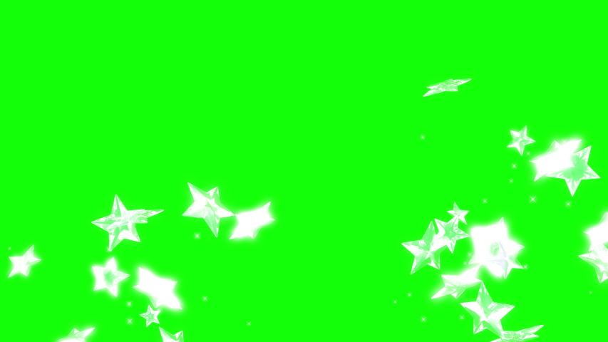 Crystal Star Transition in Green Stock Footage Video (100% Royalty-free ...