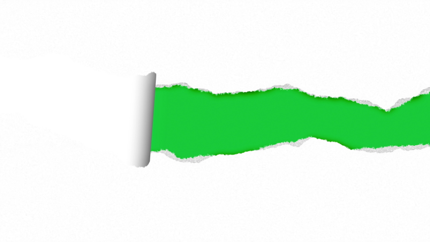 white paper ripping animation on black Stock Footage Video (100% ...