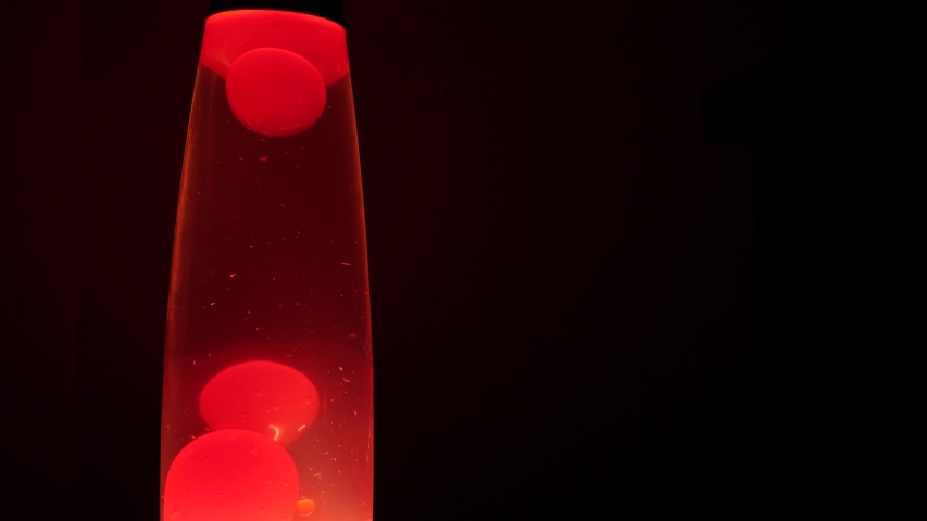 blood red lava lamp darkness illuminated Stock Footage Video (100% ...
