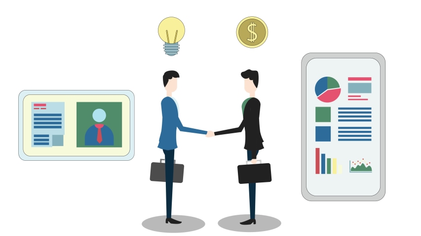 Business Interview Cartoon Stock Video Footage - 4K and HD Video Clips ...