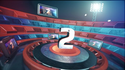 Number 2 Top Ten Numbers Animation Stock Footage Video (100% Royalty ...