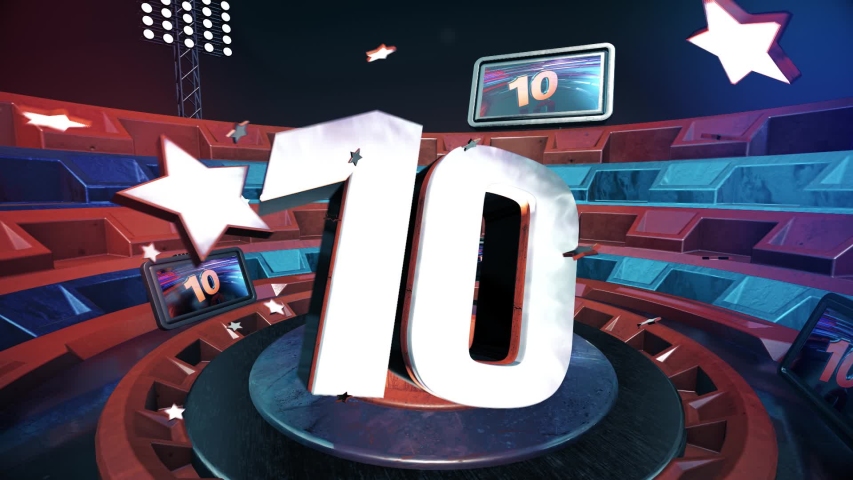 Number 10, Top Ten Numbers Stock Footage Video (100% Royalty-free ...